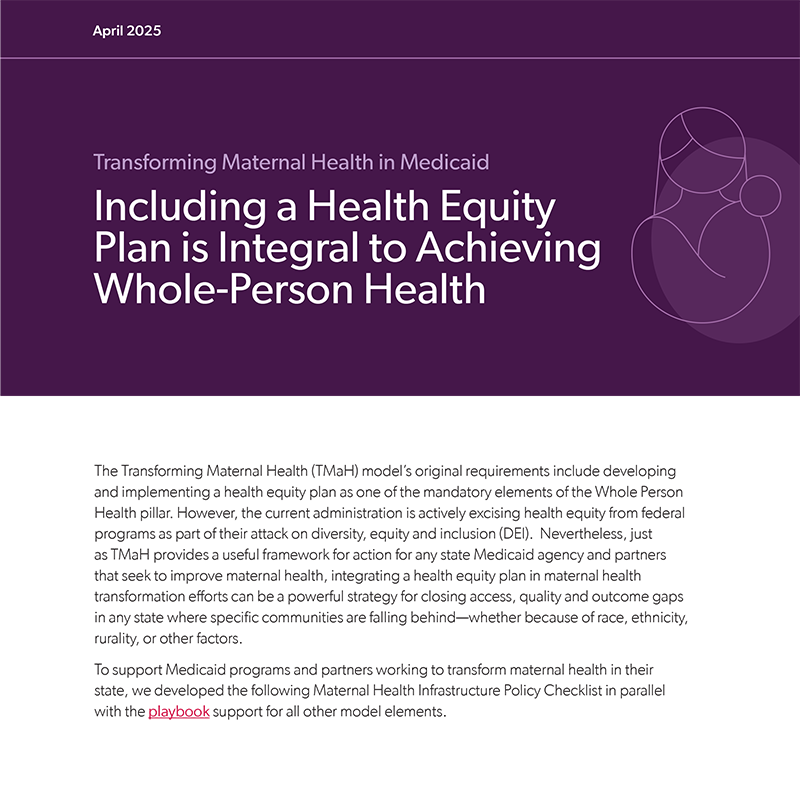 Including a Health Equity Plan is Integral to Achieving Whole‑Person ...
